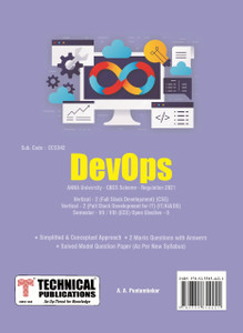DevOps for BE Anna University R21CBCS (V,VI,VII,VIII (Vertical II - CSE / IT / AI&DS - CCS342 ...