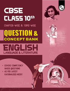 PW CBSE Class 10th English Language & Literature Question & Concept Bank Chapterwise & Topicwise ...