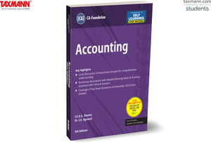 Taxmann's Accounting (Paper 1 | Accounts) – Student-oriented study material in simple language ...