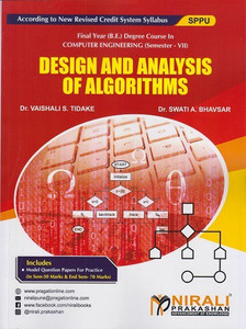 DESIGN AND ANALYSIS OF ALGORITHMS - Final Year BE Degree Course in Computer Engineering ...
