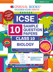Oswaal Icse | 10 Sample Question Papers | Class 10 | Biology (for 2025 Exam): Buy Oswaal Icse ...