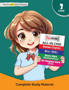 Full Marks Class 3 All In One Guide (English, (Santoor) Hindi, (Veena) Mathematics (Maths Mela ...