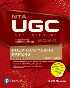 Nta Ugc Net/Set/Jrf Previous Years' Solved Papers 1 (2014-2023) | Solved 2023 (June & December ...