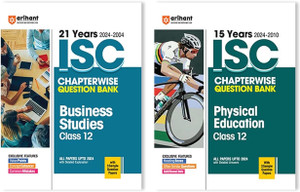 Arihant ISC Chapterwise Solved Papers (2023-2000) - Business Studies,PHYSICAL EDUCATION Class 12 ...