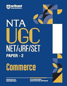 Arihant Nta UGC Net/ Jrf/ Set Paper-2 Commerce: Buy Arihant Nta UGC Net/ Jrf/ Set Paper-2 ...