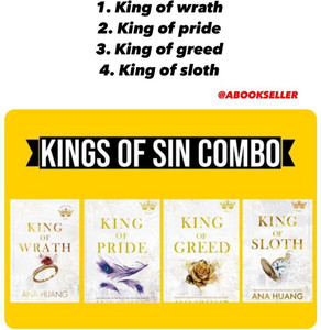 Kings of Sin Series 4 Books Collection Set By Ana Huang (King of Wrath, King of Pride, King of ...