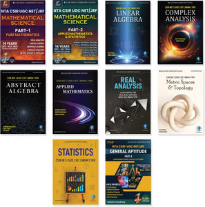 CSIR NET Mathematical Science Complete Study Material (Set of 10) - Books of Practice Questions ...