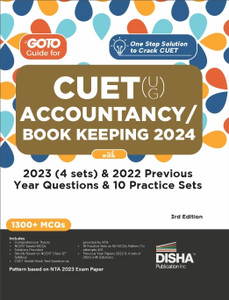 Go To Guide for CUET (UG) Accountancy/ Book Keeping 2024 with 2023 (4 ...