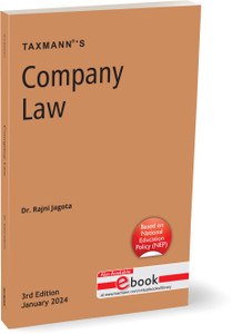 Taxmann's Company Law – Updated, concise & clear study material provided in a compact manner ...