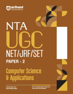 Arihant NTA UGC NET/ JRF/ SET PAPER-2 Computer Science & Applications | As per updated syllabus ...