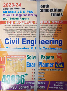 2024 Civil Engineering Chapter-Wise Solved Papers Book Vol.-5 By Youth Competition Times: Buy ...