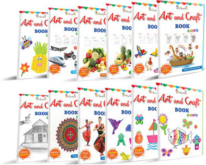 Art and Craft Step by Step Activity Book Set for kids ; Pack of 12 ...
