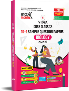 CBSE Sample Paper Class 12 Biology for 2023 Examination by Maxx Marks: Buy CBSE Sample Paper ...