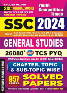 Ssc General Studies (English Medium) 26080+ TCS Pyq Chapter, Topic & S: Buy Ssc General Studies ...