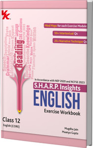 S.H.A.R.P. Insights for CBSE Class 12 English (CORE) Exercise Workbook by Mugdha Jain (BITS ...