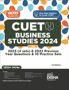 Go To Guide for CUET (UG) Business Studies 2024 with 2023 (4 sets ...