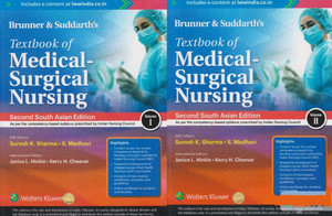 Brunner and Suddarth's Textbook of Medical-Surgical Nursing (Set Of 2 Books), Second South Asian ...