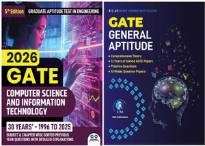 GATE 2026 Computer Science - GATE General Aptitude [Set of 2 Books] | Previous Year Solved ...
