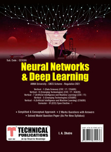 Neural Networks And Deep Learning For BE Anna University R CBCS Vertical I VI VII CSE IT