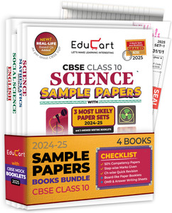 Educart CBSE Sample Paper Class 10 2024-25 - Science, Mathematics (Standard), Social Science ...