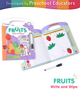 Intelliskills Write and Wipe Book Fruit - English: Buy Intelliskills Write and Wipe Book Fruit ...