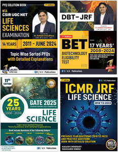 Life Science CSIR NET / DBT-JRF / GATE / SET / ICMR Previous Year Question With Solution Books ...