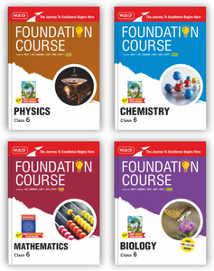 MTG Foundation Course Class 6 Physics, Chemistry, Mathematics & Biology Book (Edition 2025) (Set ...