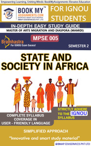 IGNOU MPSE 005 State and Society in Africa Study Material (In Depth ...