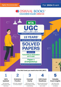 UGC Net Paper-1 | 15 Years' Chapter-Wise and Topic-Wise Solved Papers | General Aptitude ...