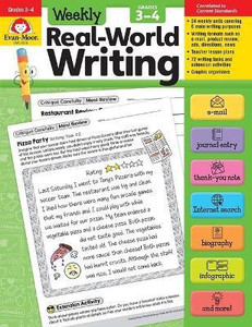 Weekly Real-World Writing, Grade 3 - 4 Teacher Resource: Buy Weekly ...