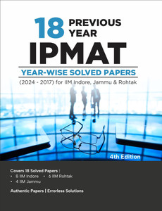 18 Previous Year IPMAT Year-wise Solved Papers (2024 - 2017) for IIM Indore, Jammu & Rohtak 4th ...