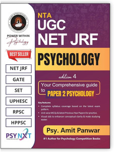 PWP NTA UGC NET JRF Psychology 2025 - Paper 2 Preparation Book - Also useful for PhD / SET ...