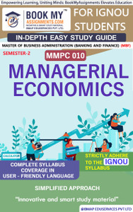 IGNOU MMPC 010 Managerial Economics In Depth Guide For Ignou Student: Buy IGNOU MMPC 010 ...