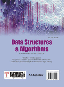 Data Structures And Algorithm For GTU 20 Course III CSE Artificial
