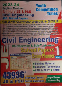 Civil Engineering Chapter-Wise Solved Papers/Exam Planner Vol 1 With Formula Chart (Paperback ...