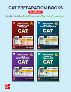 CAT exam books 2026 combo by Arun Sharma (Set of 4) - Quantitative Aptitude + Verbal Ability and ...