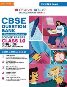 CBSE Question Bank Chapterwise and Topicwise SOLVED PAPERS_Class 10_ENGLISH Language ...