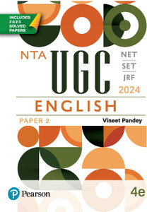 NTA UGC/NET/SET/JRF English Paper 2, Includes 2023 Solved Papers, 4th Edition - 2024: Buy NTA ...