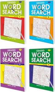 Graded Word Search-1,2,3 and 4 : Children wordsearch book, Learning ...