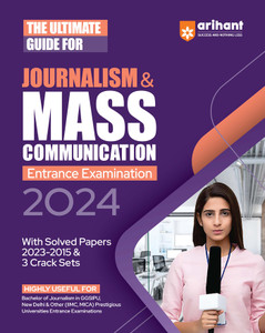(Old Edition) Arihant The Ultimate Guide for Journalism & Mass Communication Entrance Exam 2024 ...