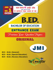 Jmi B.Ed. Entrance Exam Previous Year Original Papers (Pyq): Buy Jmi B.Ed. Entrance Exam ...