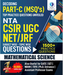 CSIR NET Mathematical Science - Mathematics Includes Topicwise PYQ Bank for Part C | 1500 ...