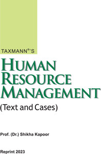 Taxmann's Human Resource Management | Text and Cases – Comprehensive Human Resource (HR ...