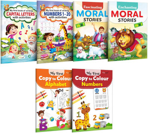 My First Book of Writing Capital Letters, Numbers 1-20 with activities ...