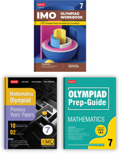 MTG International Mathematics Olympiad (IMO) Workbook, Prep-Guide & Previous Years Papers with ...