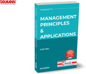 Taxmann's Management Principles & Applications (NEP) – Compact, easy-to-understand book to ...