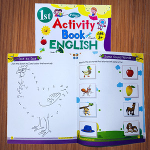 English Activity Book for Kids, 1st Language Learning Book for Toddlers ...