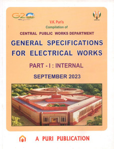 Compilation of CPWD General Specifications For Electrical Works Part - I : INTERNAL: Buy ...