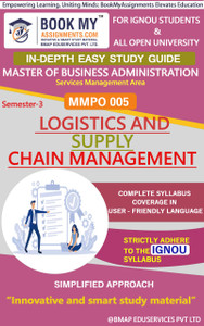 IGNOU MMPO 005 Logistics and Supply Chain Management Study Material (In Depth Guide) For Ignou ...