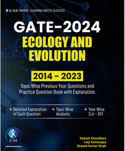 GATE Ecology and Evolution PYQ Book Previous Year Questions With Detailed Explanation - 2014 ...